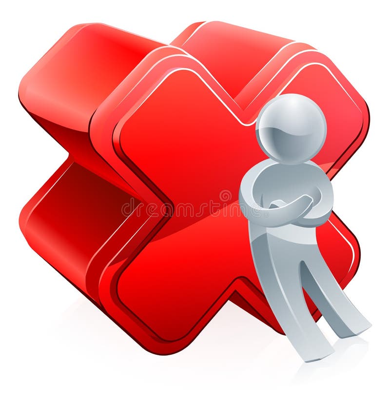 Big Red X Stock Illustrations – 333 Big Red X Stock Illustrations ...