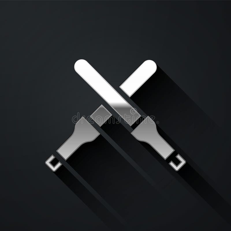 Set Marshalling Wands for the Aircraft Icon Isolated on Black and White ...