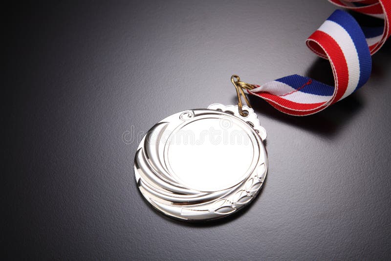 Silver medal stock image. Image of honor, champion, achieve - 84074379