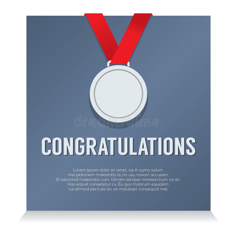 Congratulations Card stock illustration. Illustration of design - 84139853