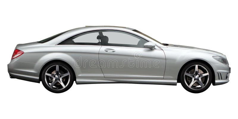 Silver Mercedes Sports Sedan Stock Image - Image of high, seats: 70265067