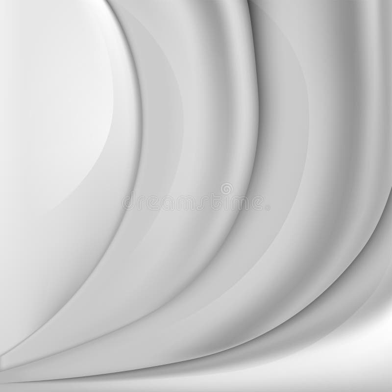 Vector Abstract Silver Background with Curve and Stripes Stock Vector ...