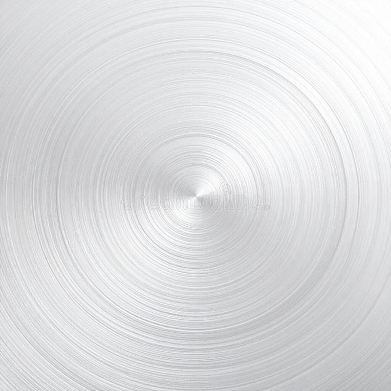 Silver Metal Brushed Circular Texture Industrial Design Backdrop ...