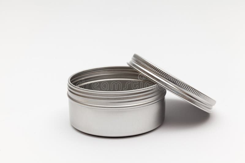 Silver metal containers stock photo. Image of pack, container - 72670706