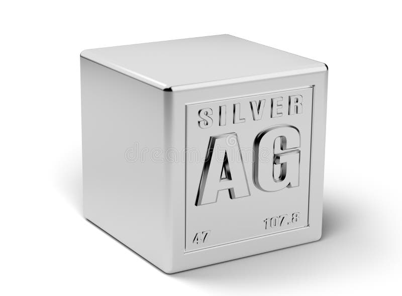Metal cube on steel plate stock illustration. Illustration of ...