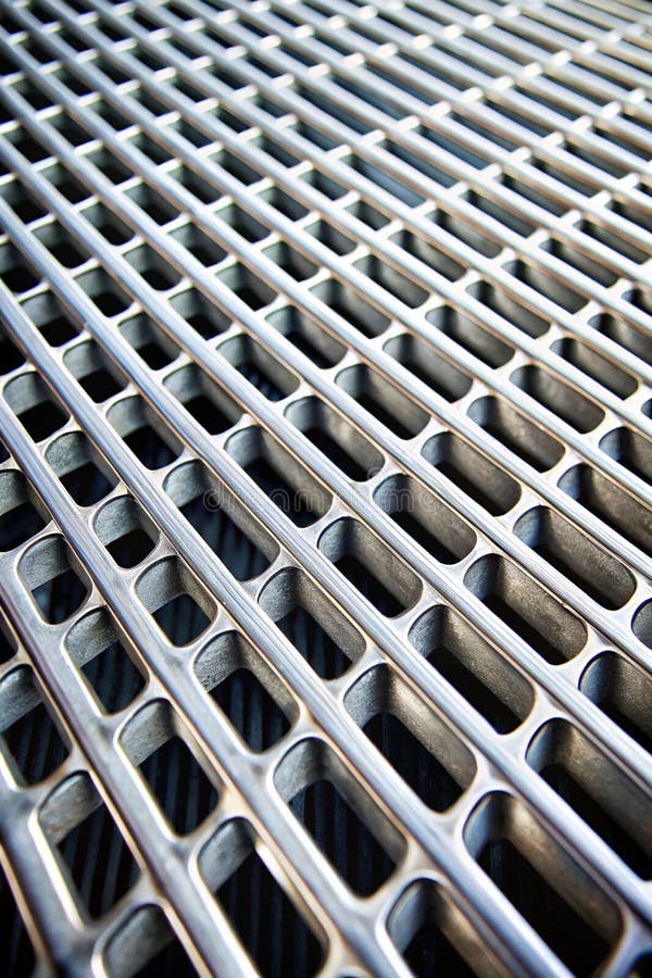 Silver Metal Grate Background Stock Illustration - Illustration of ...