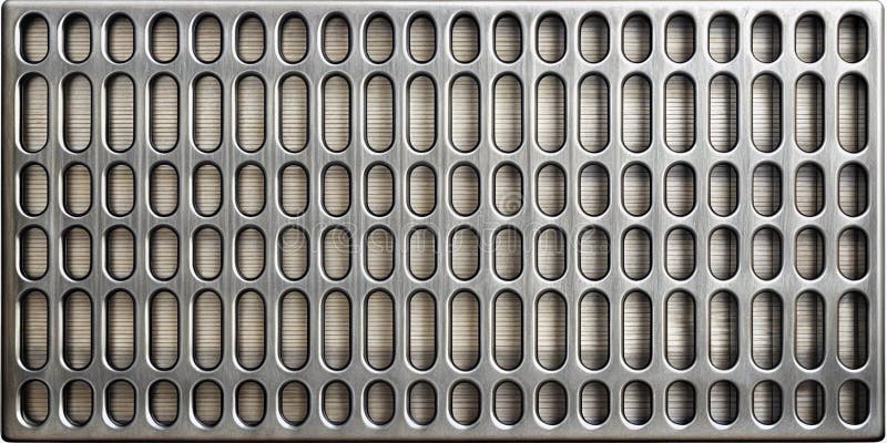 Silver Metal Grate Background Stock Illustration - Illustration of ...