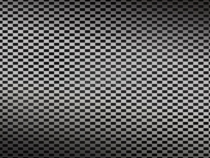 Silver Metal Mesh Texture Background Stock Illustration - Illustration ...