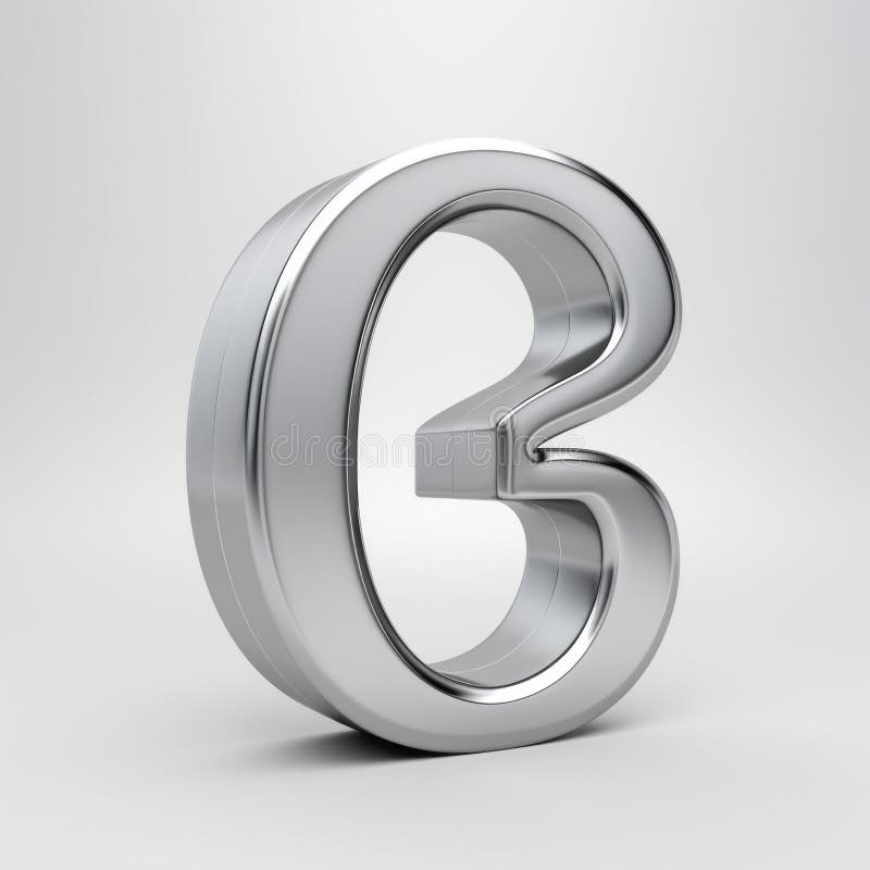 Silver Metal Number 3: Octane Render Style with Cryptidcore Influence ...