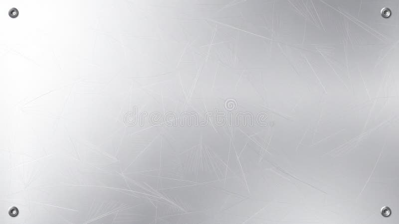 Silver Metal Sign with a White Background Stock Image - Image of silver ...