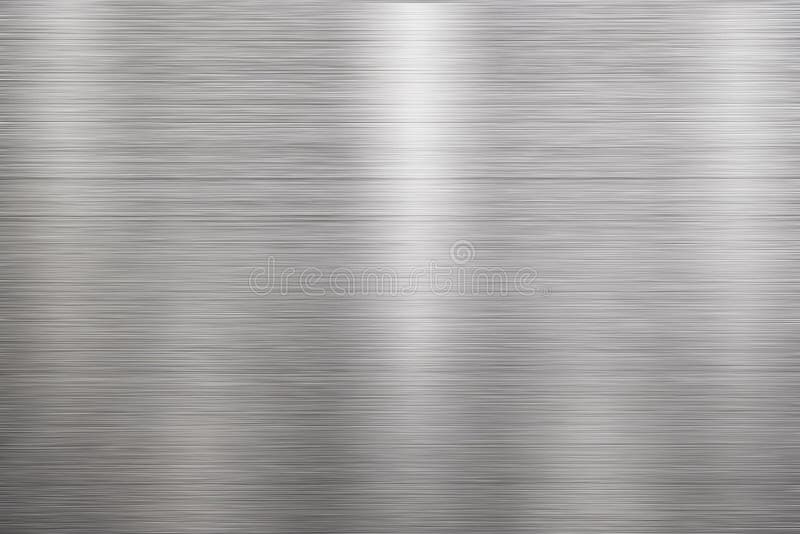 Silver Metal Texture of Brushed Stainless Steel Plate with the ...