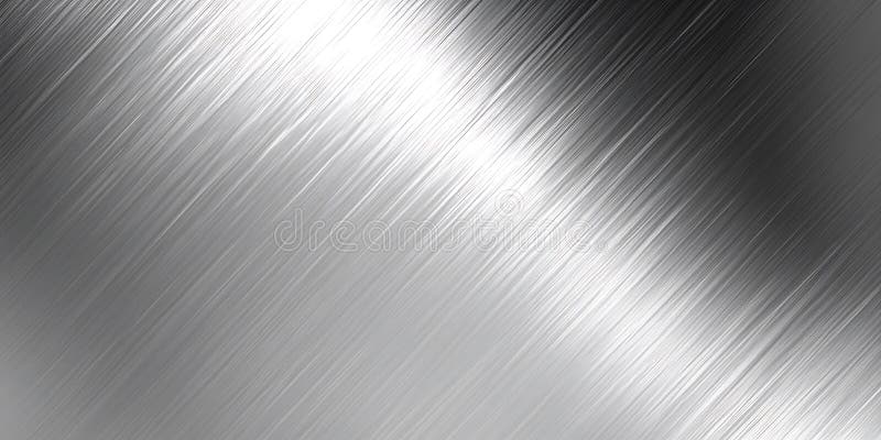 Silver Metal Texture: Brushed Steel Background Image Stock Illustration ...