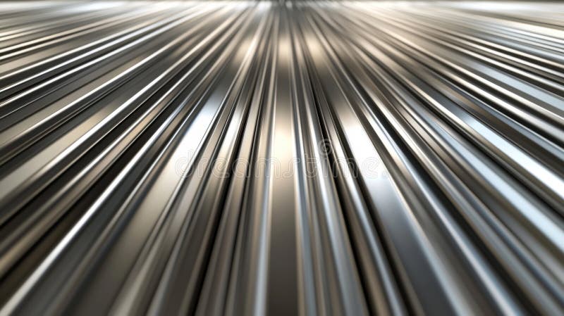 Silver Metal Texture with Parallel Lines Stock Illustration ...
