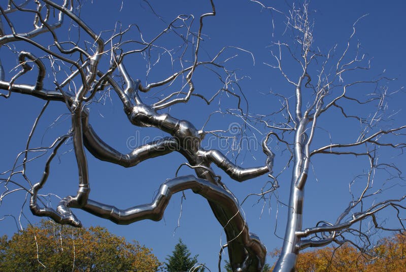 Metal tree editorial stock image. Image of culture, design - 50411744