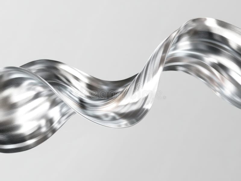 Silver Metal Wave Form stock photo. Image of tech, modern - 362829406