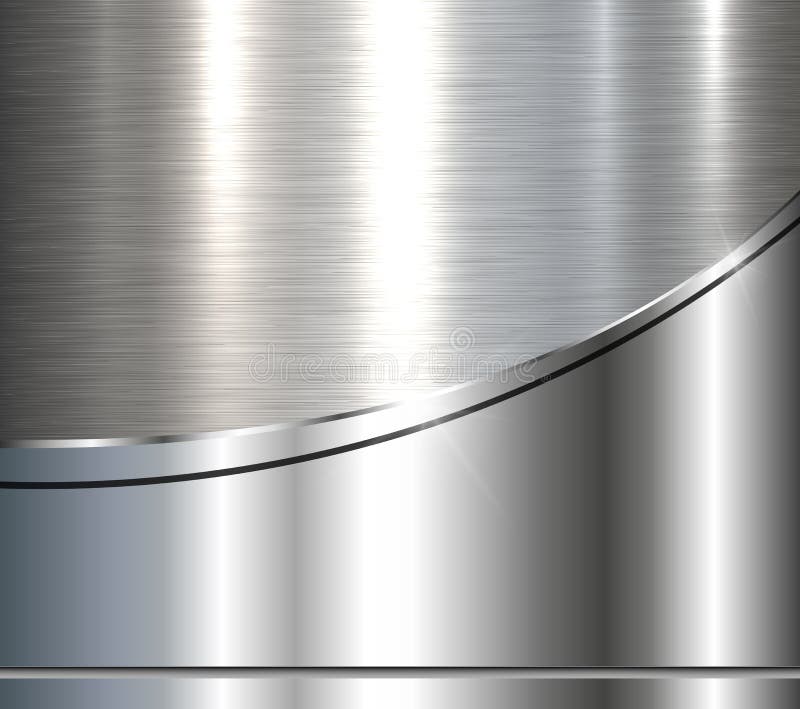 Silver metallic background stock vector. Illustration of smooth - 99998737