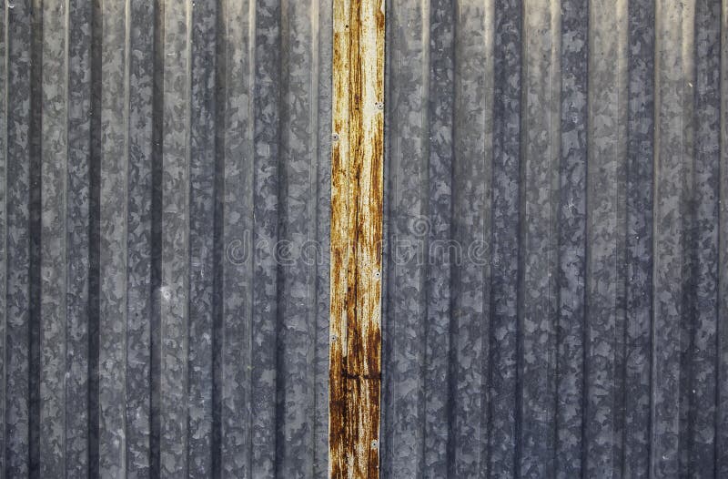 Silver metallic door stock image. Image of background - 192357831