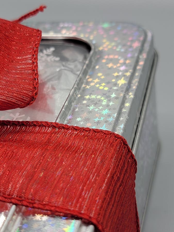 The metal gift box stock photo. Image of furniture, food - 351395644