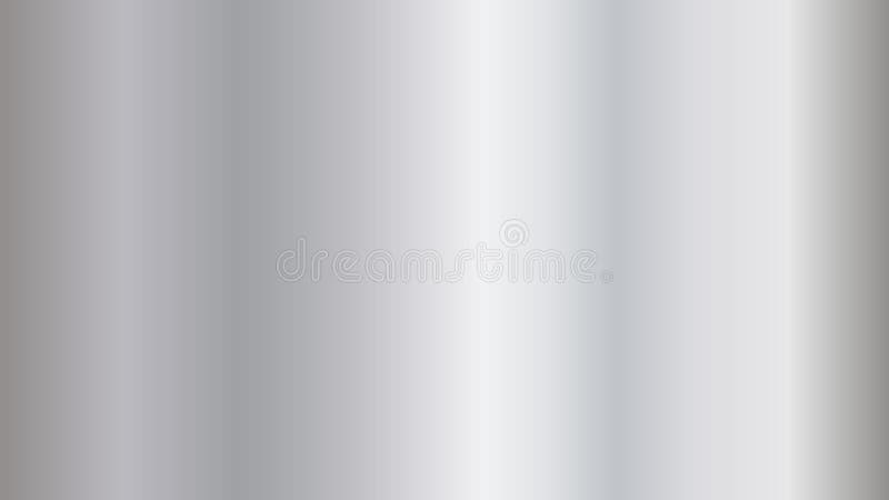 Silver Metallic Gradient Background Stock Illustration - Illustration ...