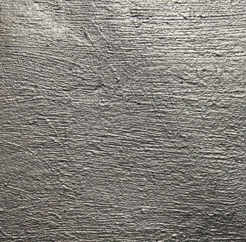 Silver Metallic Wall, Background, Texture. Uneven, Grooved and Embossed ...