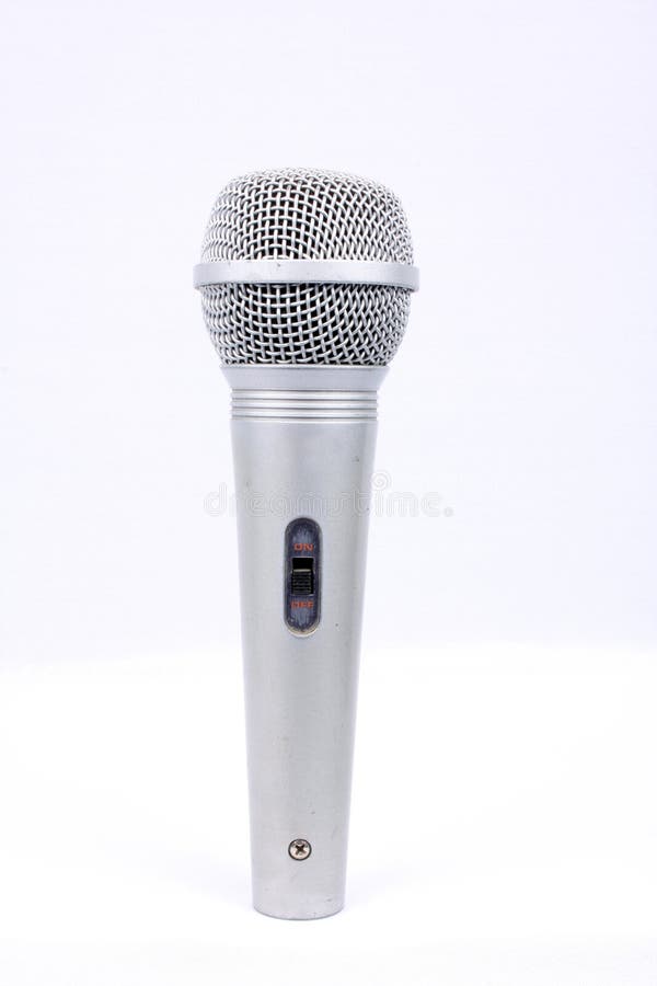 Silver Mic stock photo. Image of music, white, recordings - 7643442