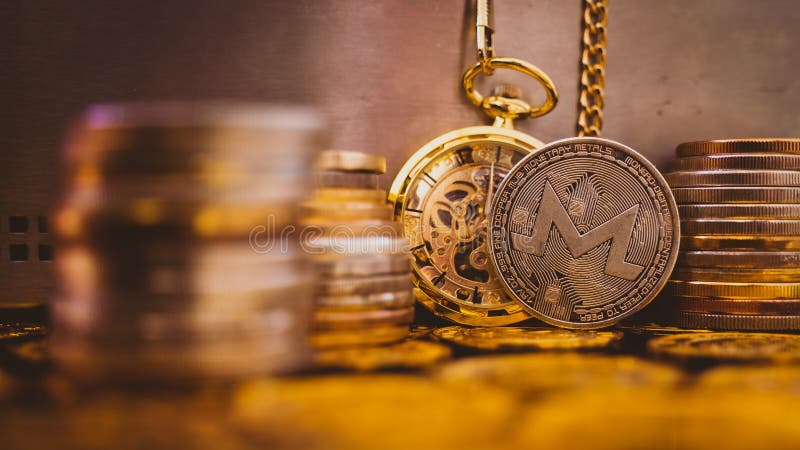 Monero editorial photography. Image of clock, cryptocurrency - 168956982