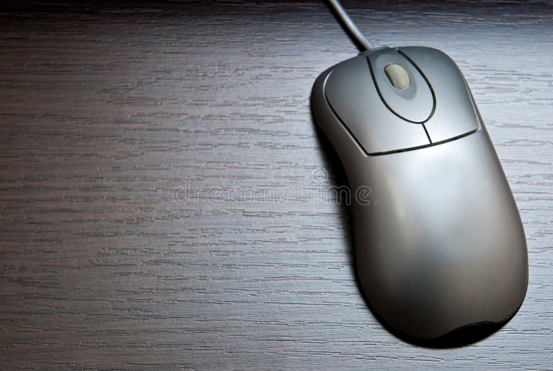Silver mouse stock image. Image of contemporary, front - 18733095