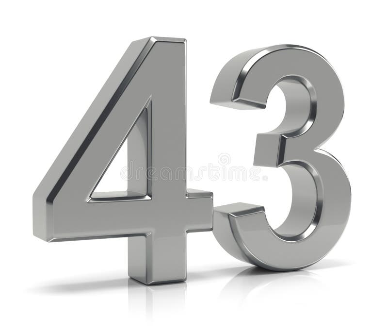Number 43 Stock Illustrations – 671 Number 43 Stock Illustrations ...