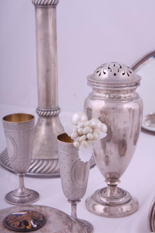 Silver objects stock image. Image of medieval, tradition - 7070723