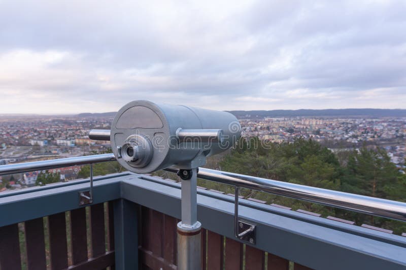 The Silver Observation Binoculars Take Center Stage As they Frame a ...