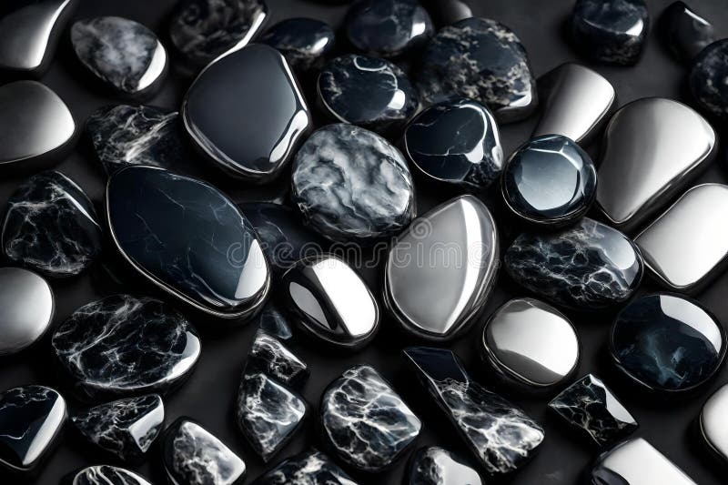 Obsidian Stones Stock Illustrations – 877 Obsidian Stones Stock ...