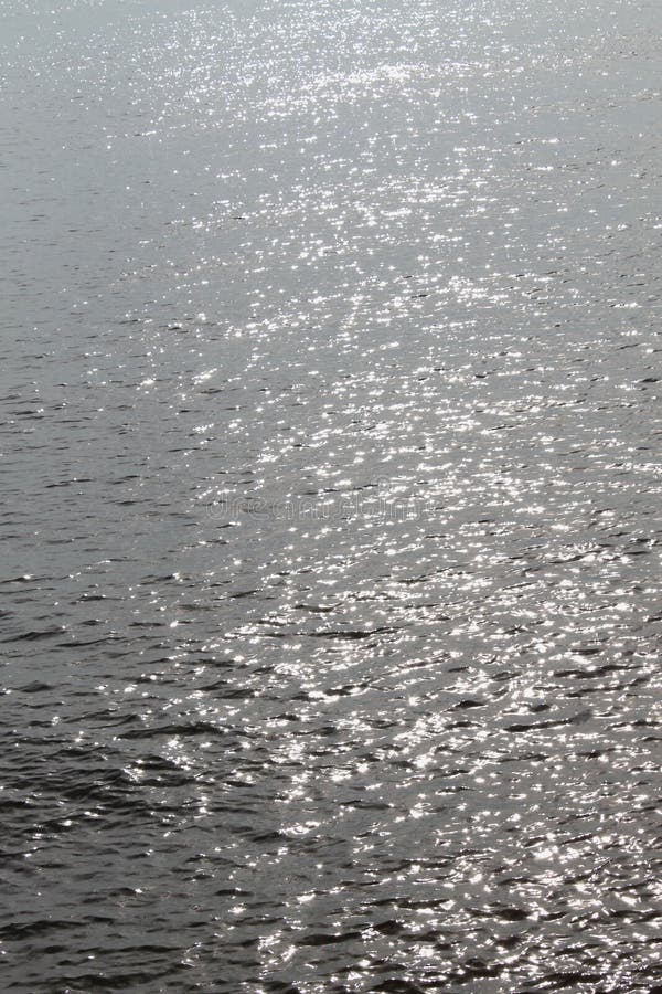 Silver ocean. stock image. Image of lonely, sparkly, infinity - 46770549