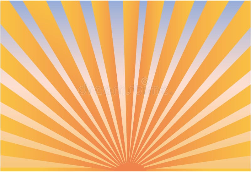 Silver and orange rays stock vector. Illustration of sunbeam - 272910288