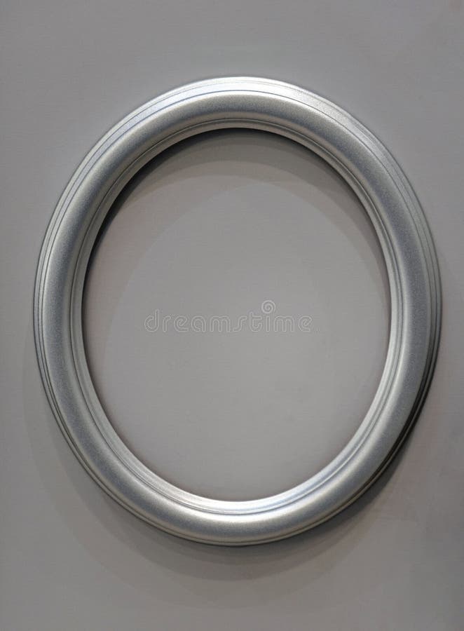 Silver Oval Frame stock illustration. Illustration of serbia - 365790755