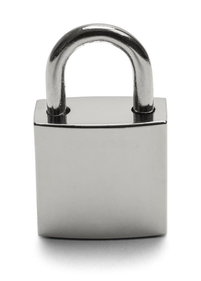 Silver Padlock Front stock image. Image of space, solid - 79380741