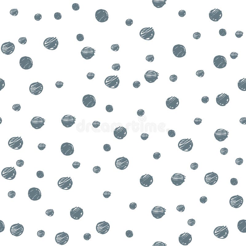 Silver Painted Random Dots Seamless Pattern Stock Vector - Illustration ...