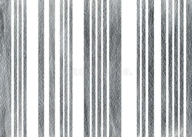 Silver Painted Striped Background. Stock Illustration - Illustration of ...