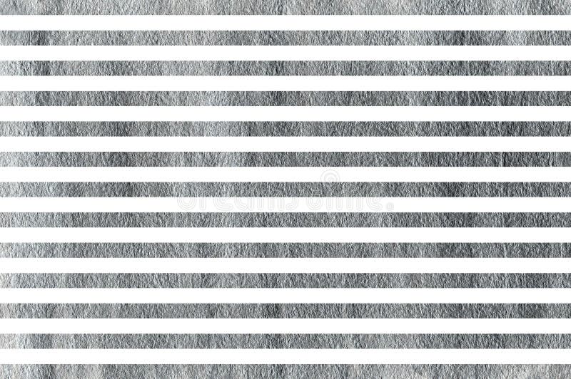 Silver Painted Striped Background. Stock Illustration - Illustration of ...