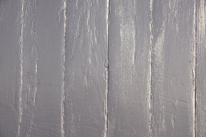 Silver Painted Wooden Planks Background. Stock Image - Image of grunge ...