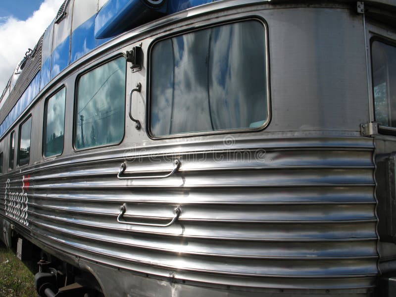 Silver Passenger Train Picture. Image: 5922736