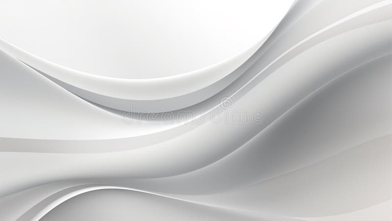 Silver Pastel Abstract Background with Smooth Dynamic Waves Stock ...