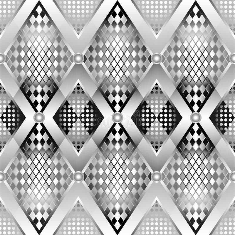 Silver Pattern On A Beautiful Background Stock Vector - Illustration of ...