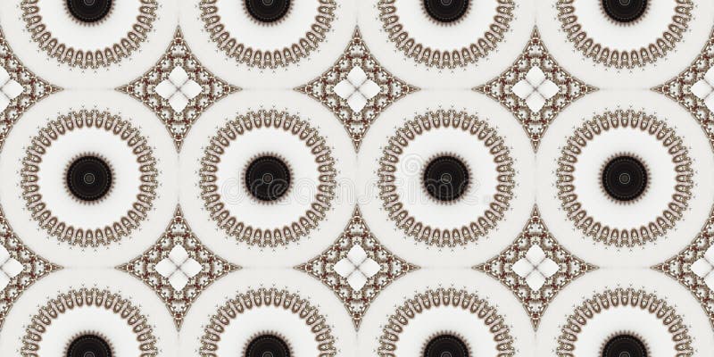 Silver Pattern in the Form of Circles and Rhombuses on a White ...