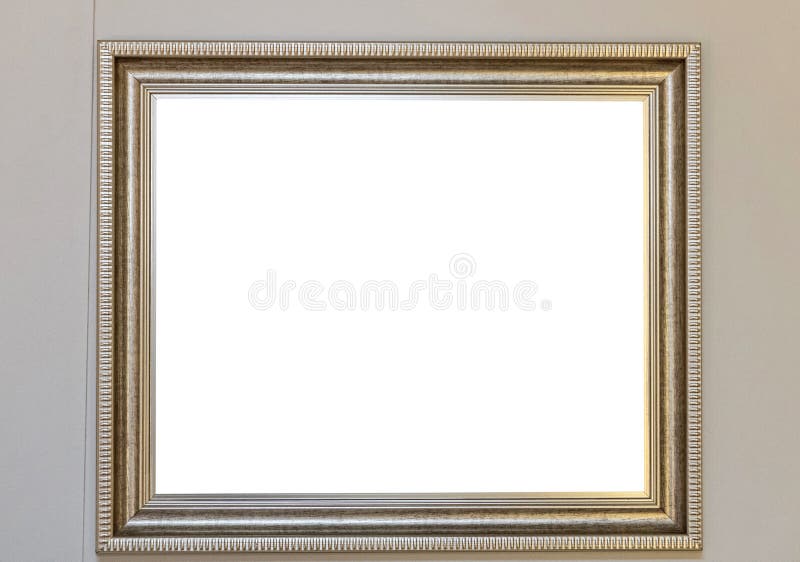 Silver Picture Frame stock image. Image of border, concept - 262625559