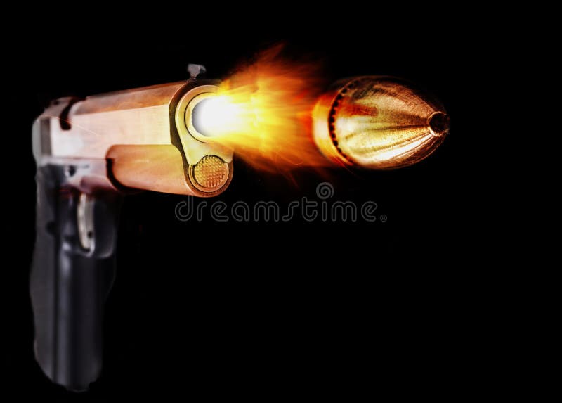 Pistol, Fire Exiting stock image. Image of grip, copy - 3792365
