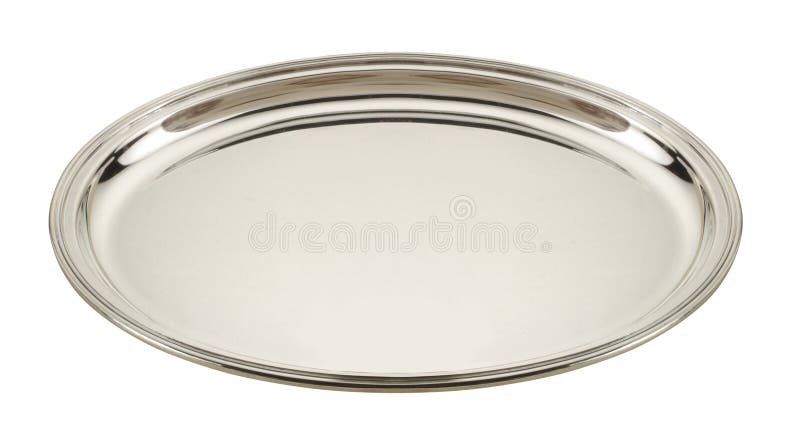 Silver plate stock photo. Image of metal, noble, surface - 273798