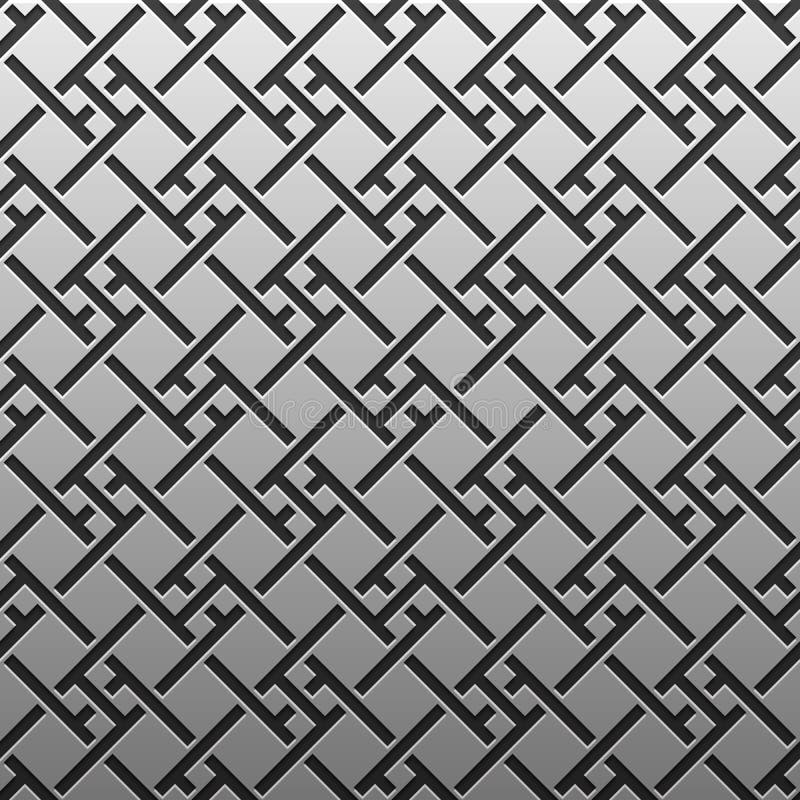 Silver/platinum Metallic Background with Geometric Pattern Stock Vector ...