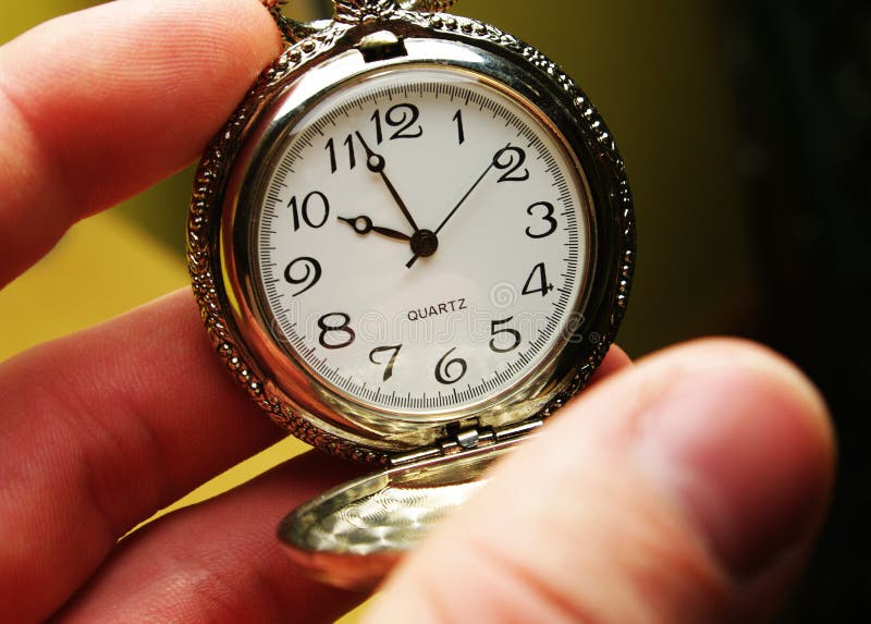 Silver pocket watch stock image. Image of time, silver - 8156179