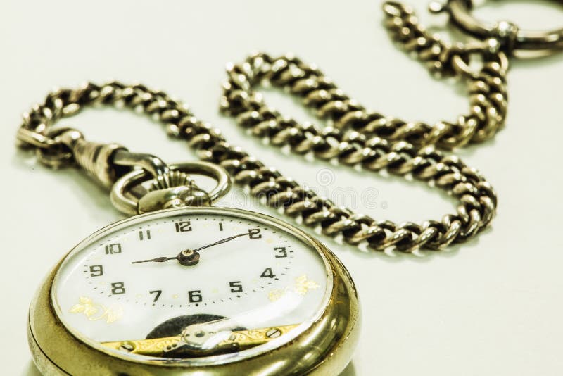 Silver pocket watch stock photo. Image of noon, deadline - 72640664