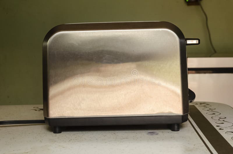 Side View of Pop-up Taoster Stock Image - Image of spotted, object ...